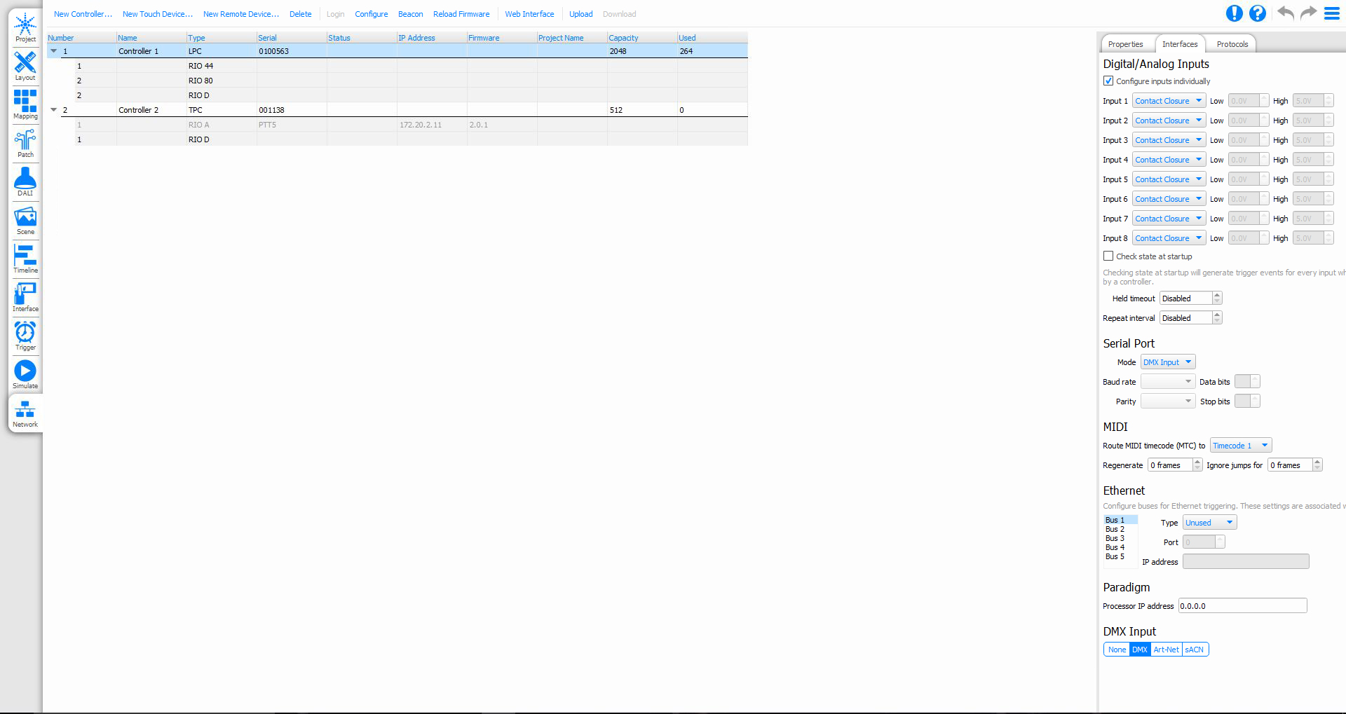 Controller Interfaces