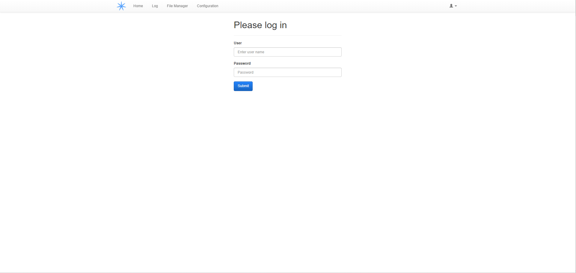 Default Web Interface